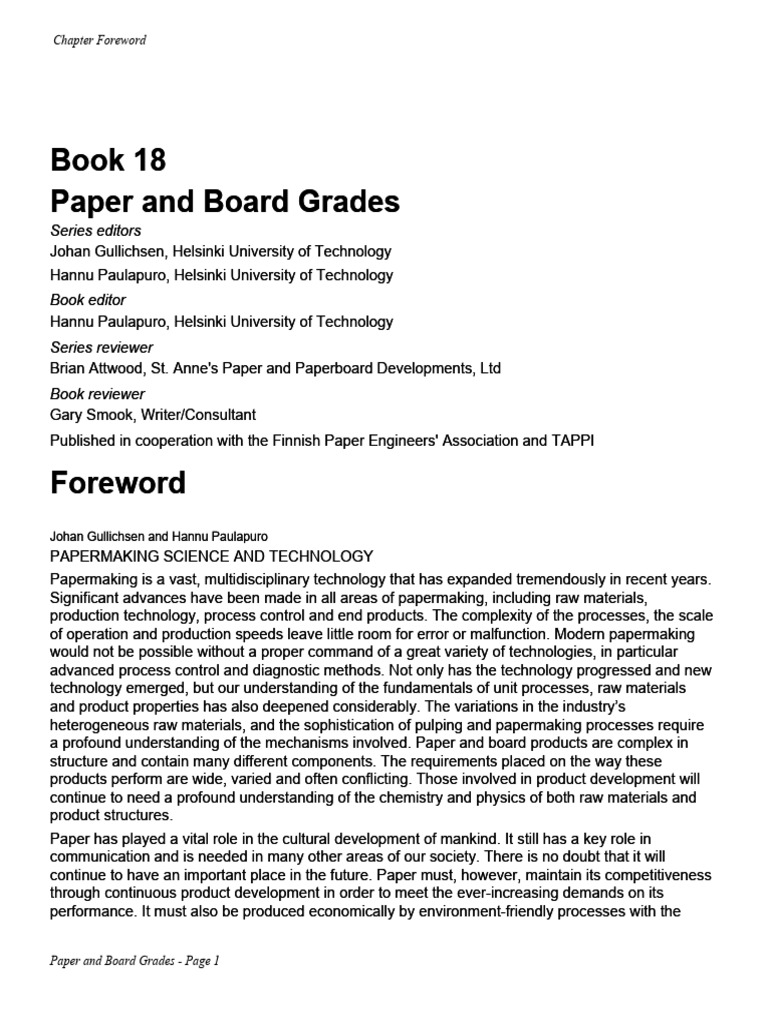 18 - Paper and Board Grades | PDF | Paper | Newsprint