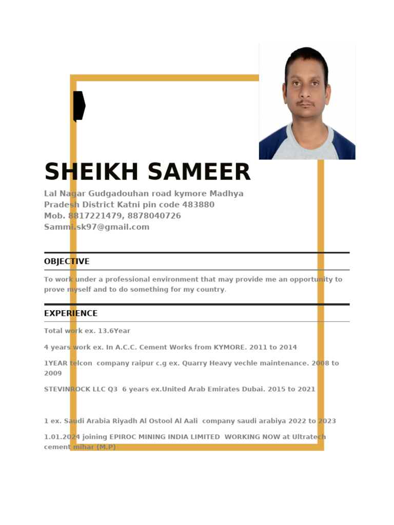 Sheikh Sameer | PDF