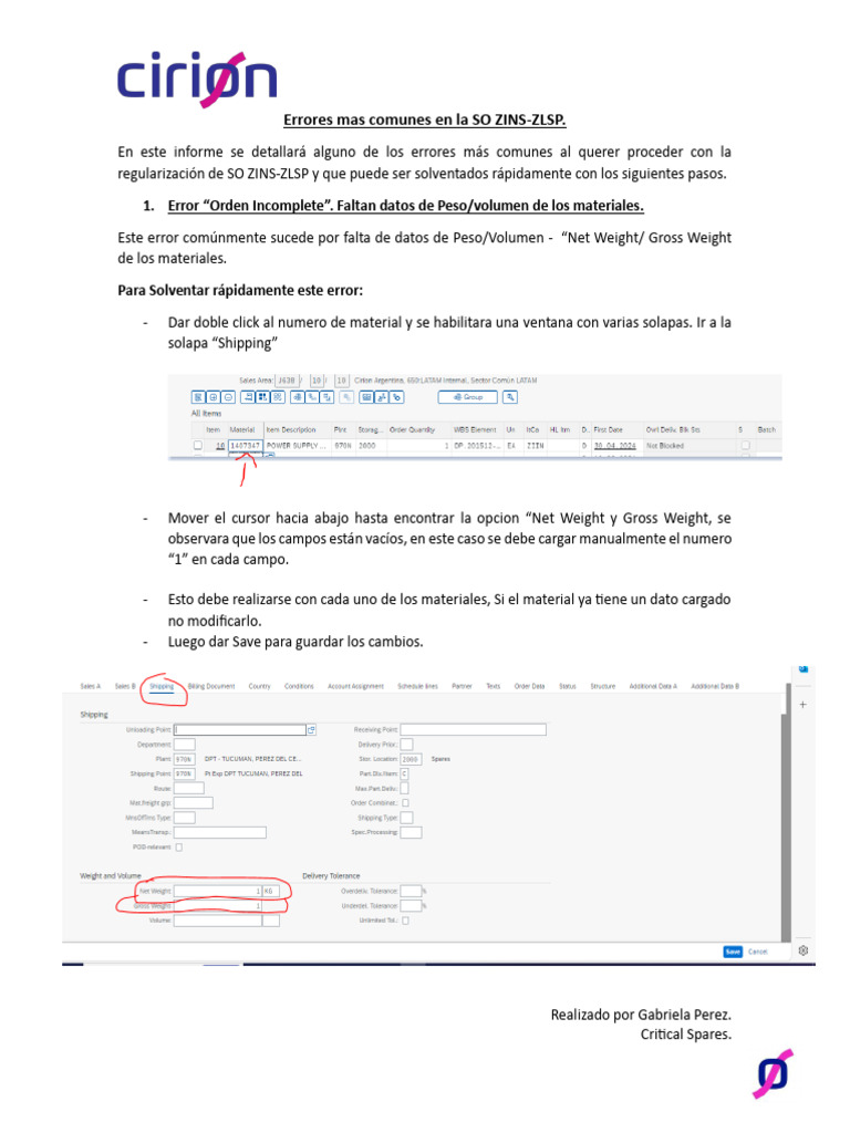 Errores Mas Comunes en La SO ZINS-ZLSP | PDF | Software | Informática