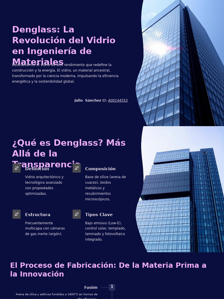 Denglass La Revolucion Del Vidrio en Ingenieria de Materiales | PDF ...