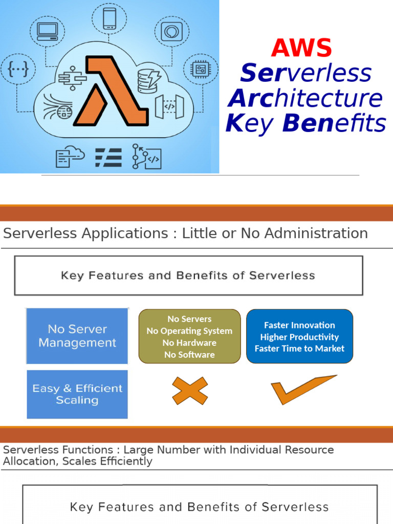 AWS Serverless Architecture Key Features | PDF