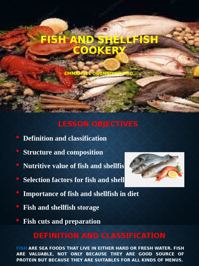 Fish and Shell Fish Cookery | PDF | Shellfish | Fish