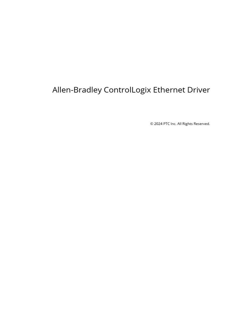 Allen Bradley Controllogix Ethernet Manual | PDF | Ethernet | Xml