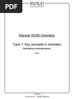 GCSE Chemistry Equation Sheet | PDF | Teaching Methods & Materials