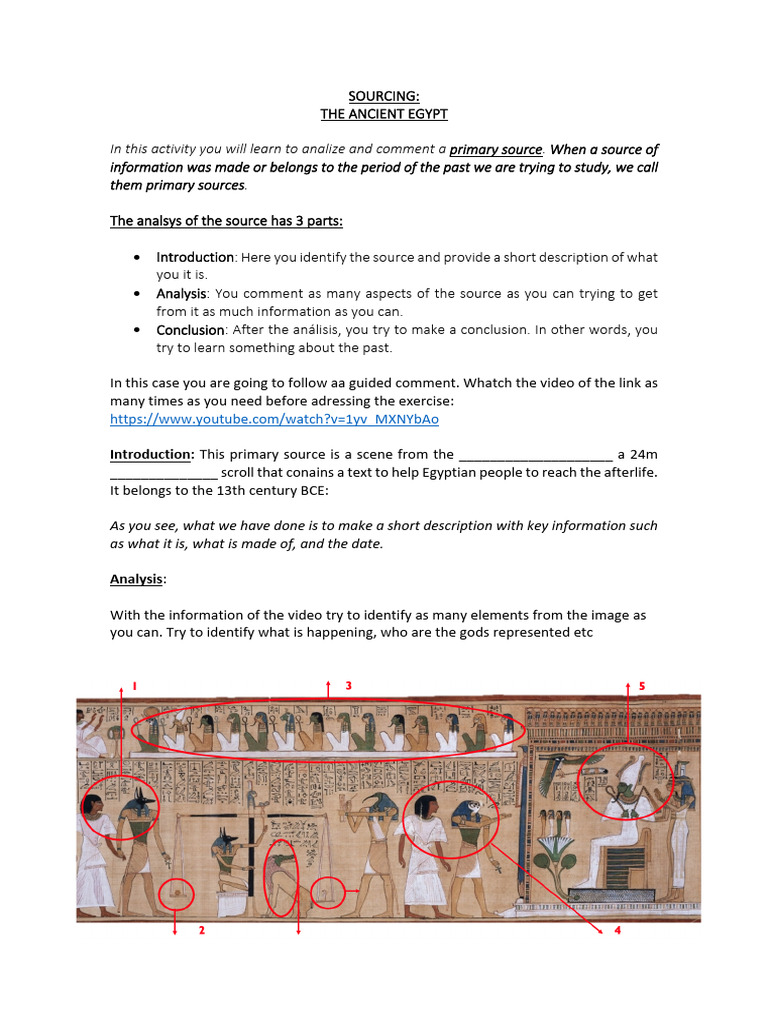 Sourcing The Ancient Egypt | PDF | Ancient Egypt | Religious Faiths