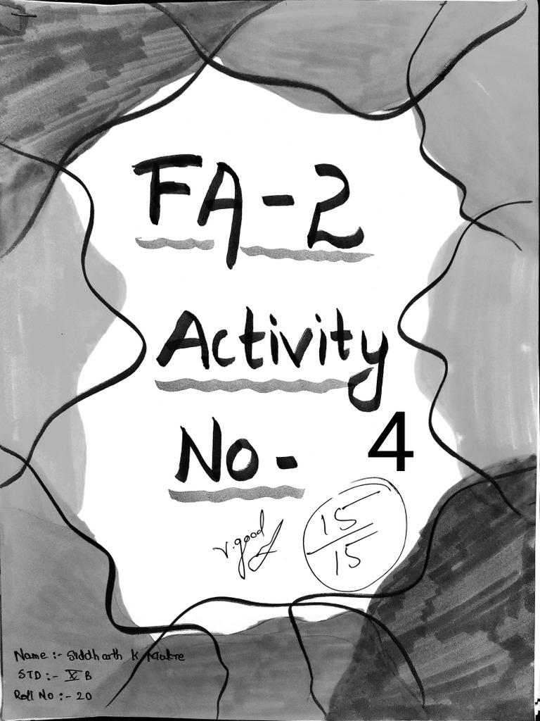 Fa 2 Activity 4 | PDF