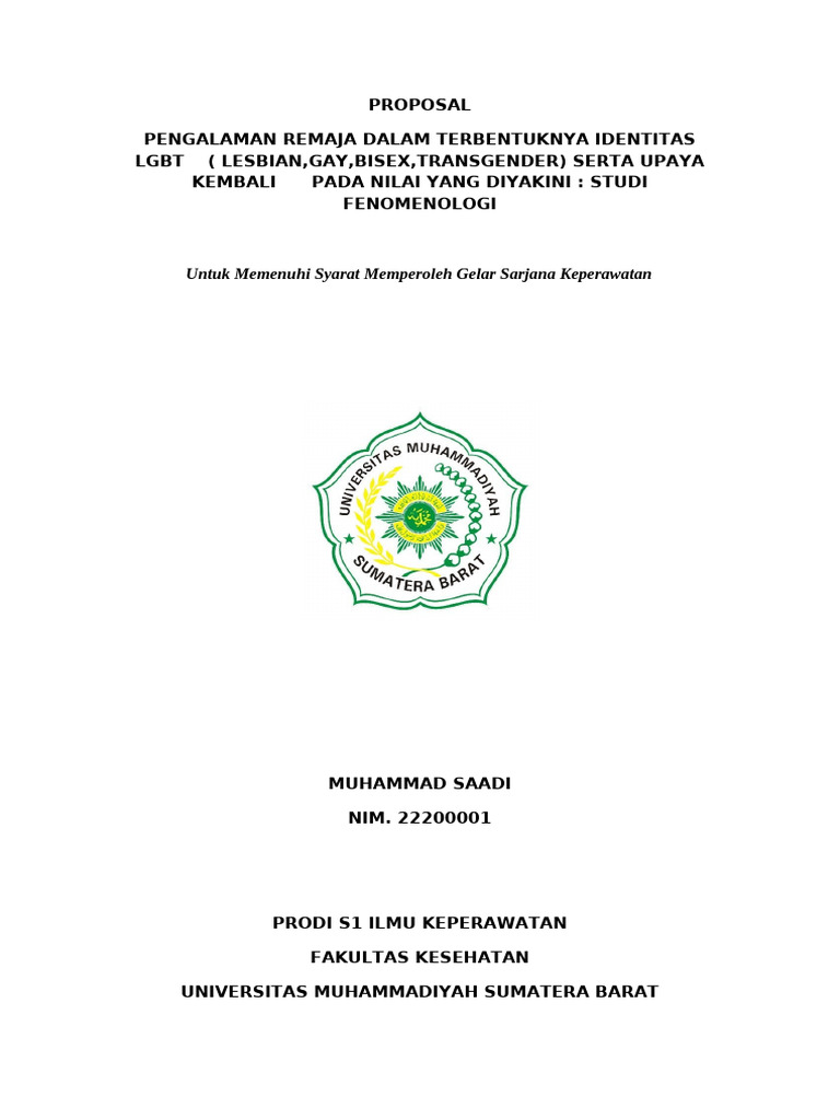 Proposal Saadi | PDF