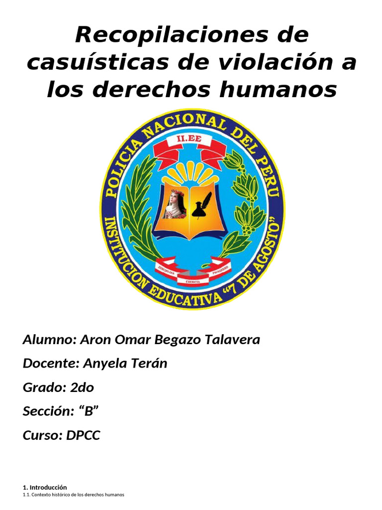 Monografia Comunicacion | PDF | Violación | Derechos humanos