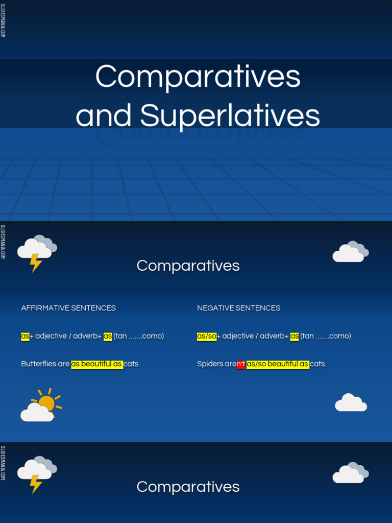 Comparatives and Superlatives | PDF | Semantic Units | Grammar