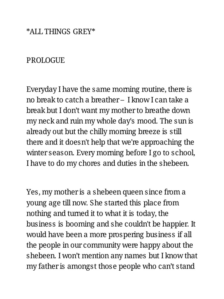 All Things Grey | PDF