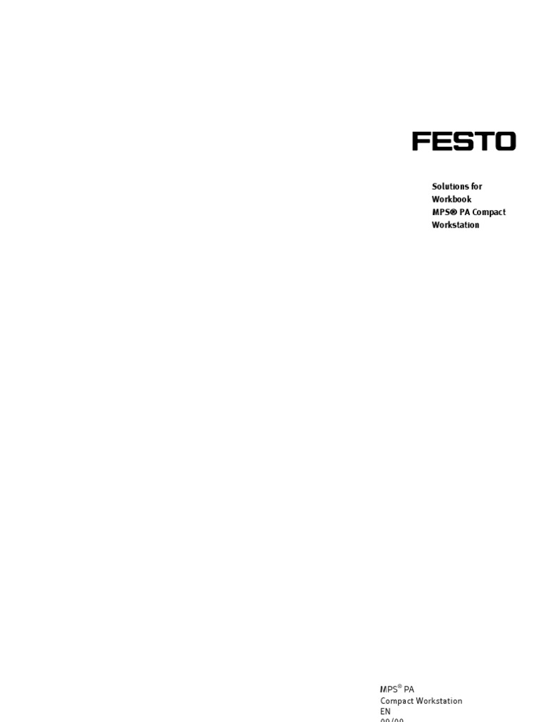 MPS-PA Compact-Workstation Workbook Solutions | PDF | Control System ...