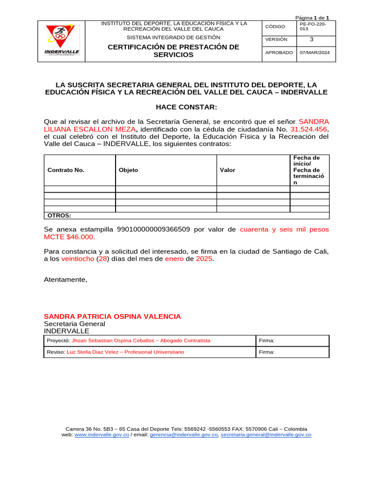 Formato Certificados | PDF