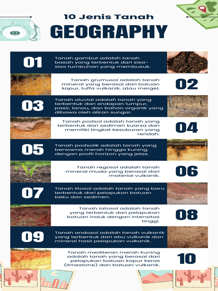 10 Jenis Tanah dan Karakteristiknya | PDF