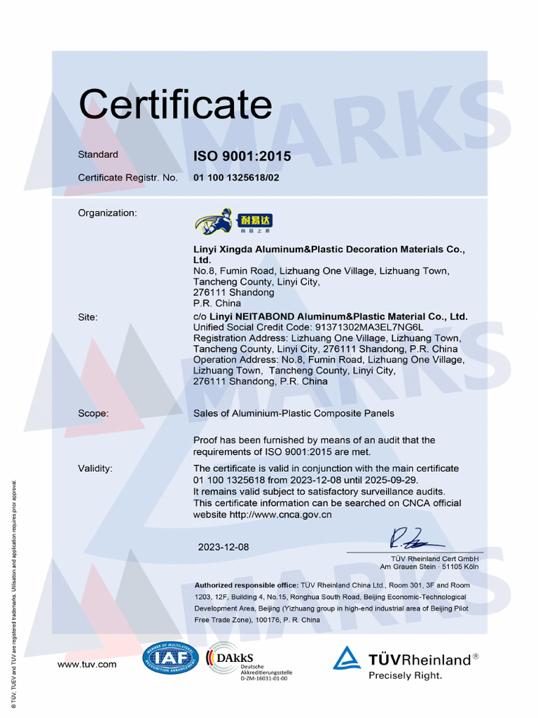 Iso 9001 Marks | PDF