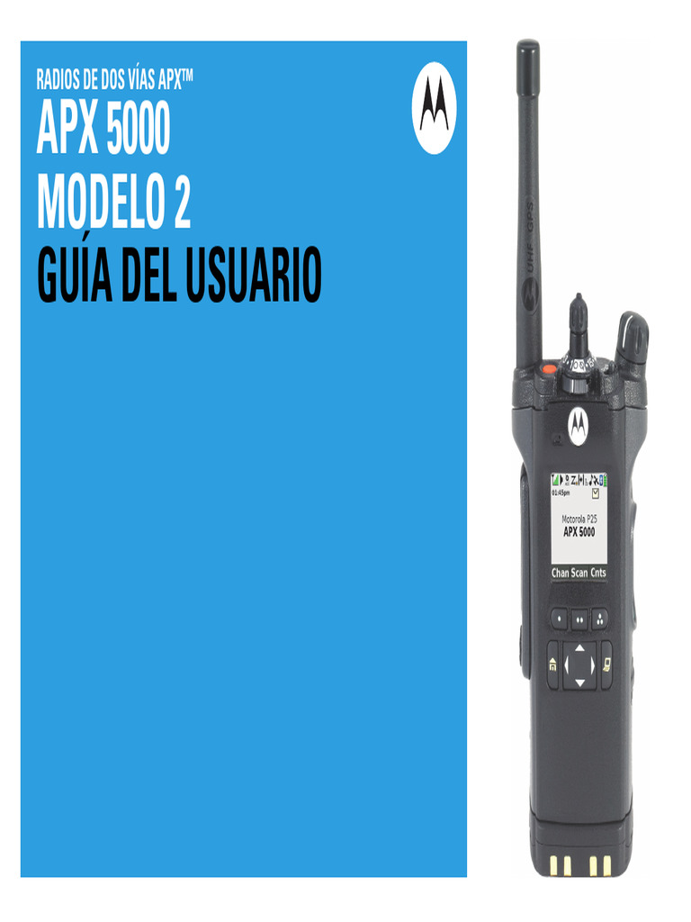 Apx5000 Model2 User Guide SP 68009462001 | PDF | Radio | Antena (Radio)