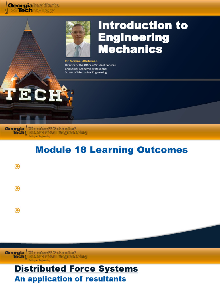 Module 18-Intro To Engr Mech | PDF | Force | Geometry