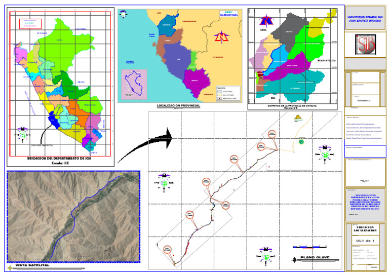 Mapa Topográfico del Departamento de Ica | PDF | Perú