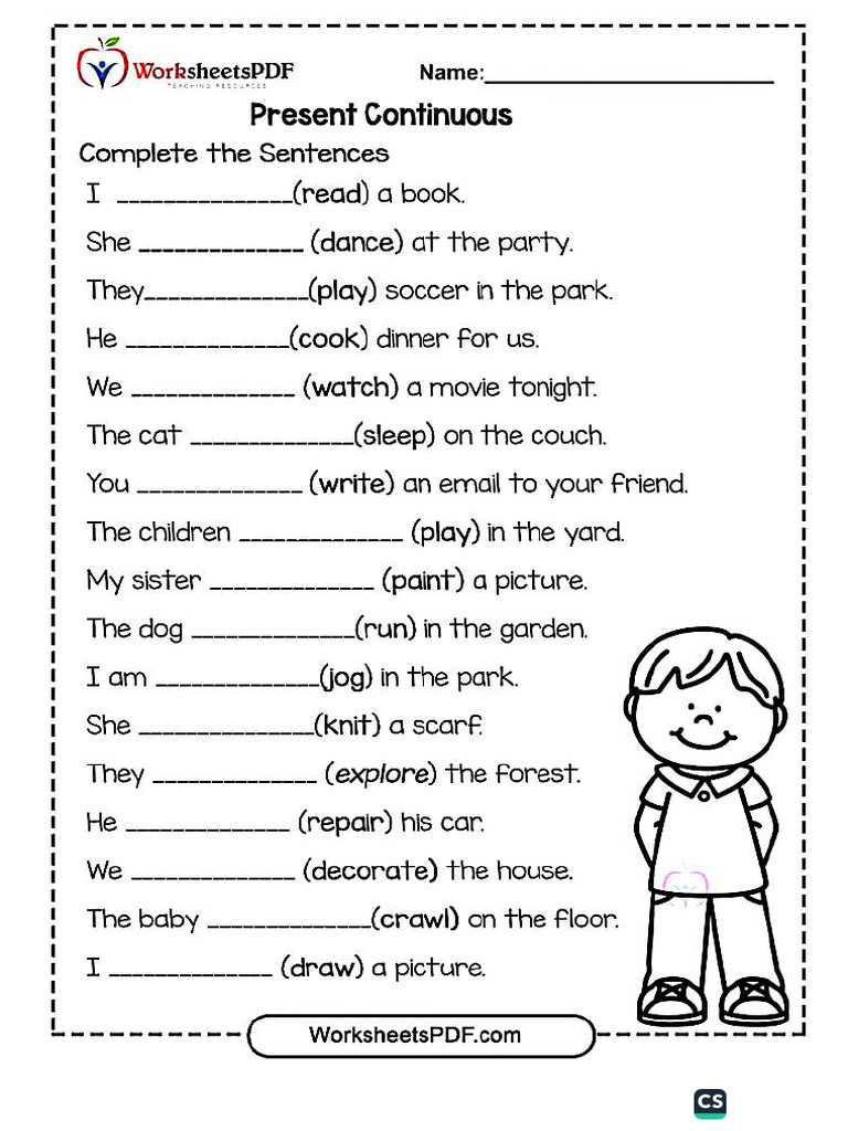 Present Continuos | PDF