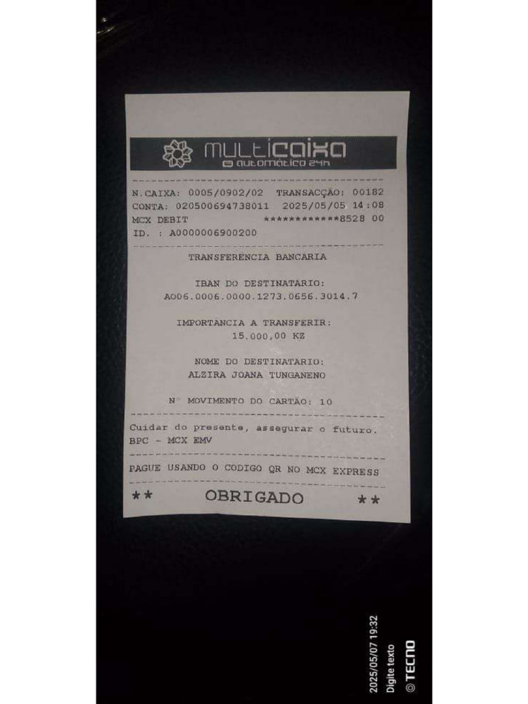 Comprovativo JPG | PDF