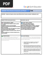 Lesson Plan - Biodiversity - Plants and Animals On Earthbiodiversity ...