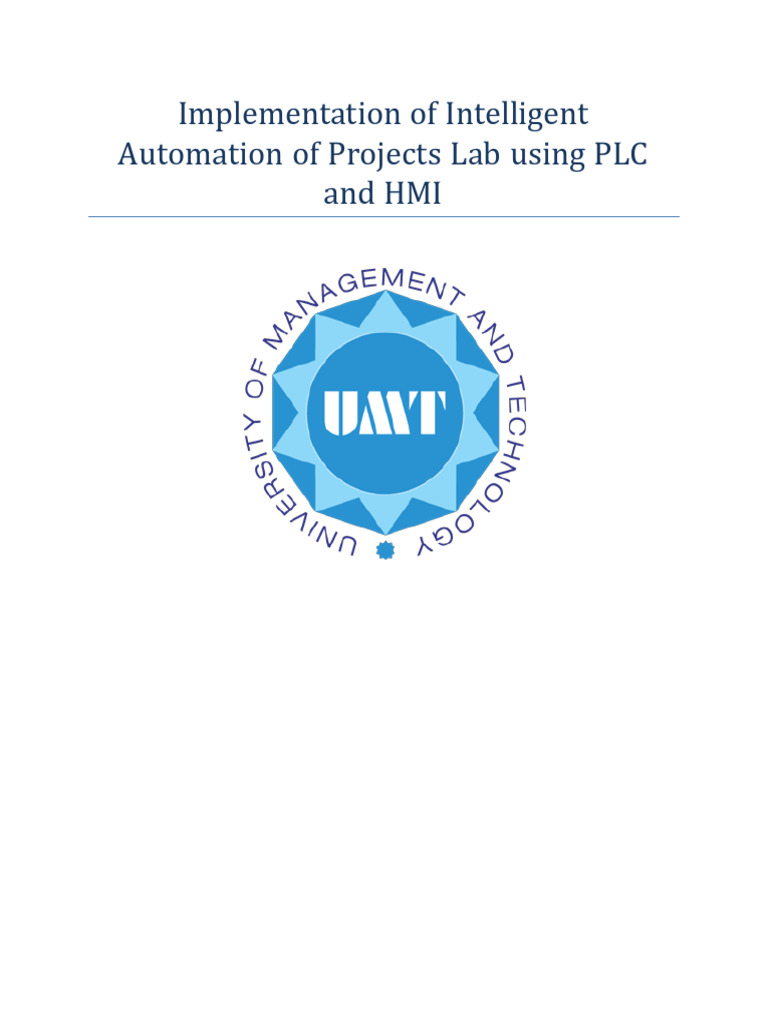 Implementation of Intelligent Automation of Projects Lab Using PLC and HMI-4 - 3 | PDF ...