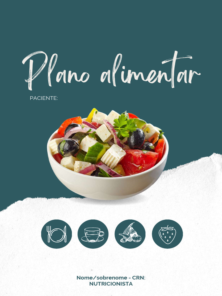 Plano Alimentar (Template) | PDF | Alimentos | Culinária