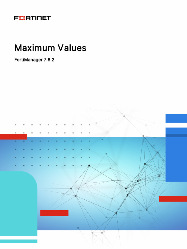 FortiManager 7.6.2 Maximum Values | PDF | Router (Computing) | Virtual Private Network