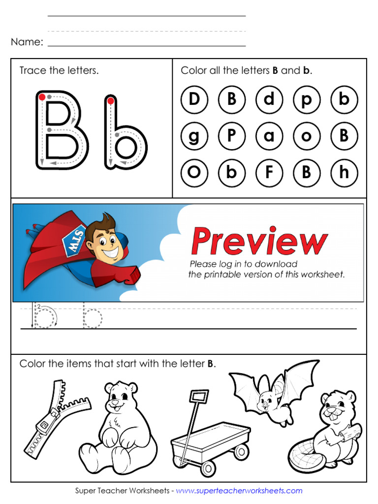 Practicing Letter B 1 | PDF