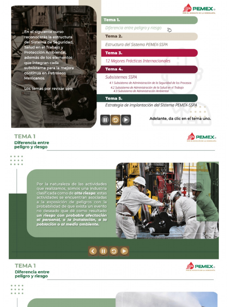 Curso Sistema Pemex SSPA | PDF
