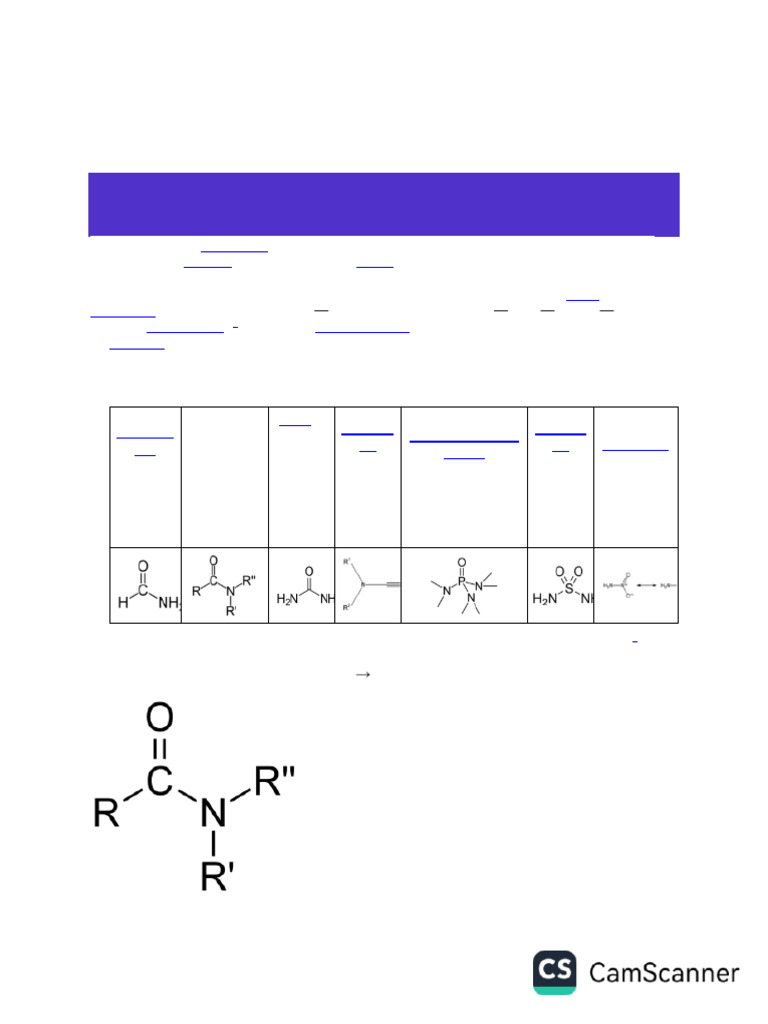 Amidasen Quimica Organica | PDF | Amida | Compuestos orgánicos