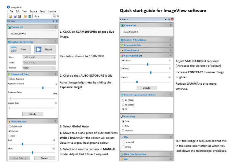 ImageView Quick Start Guide | PDF