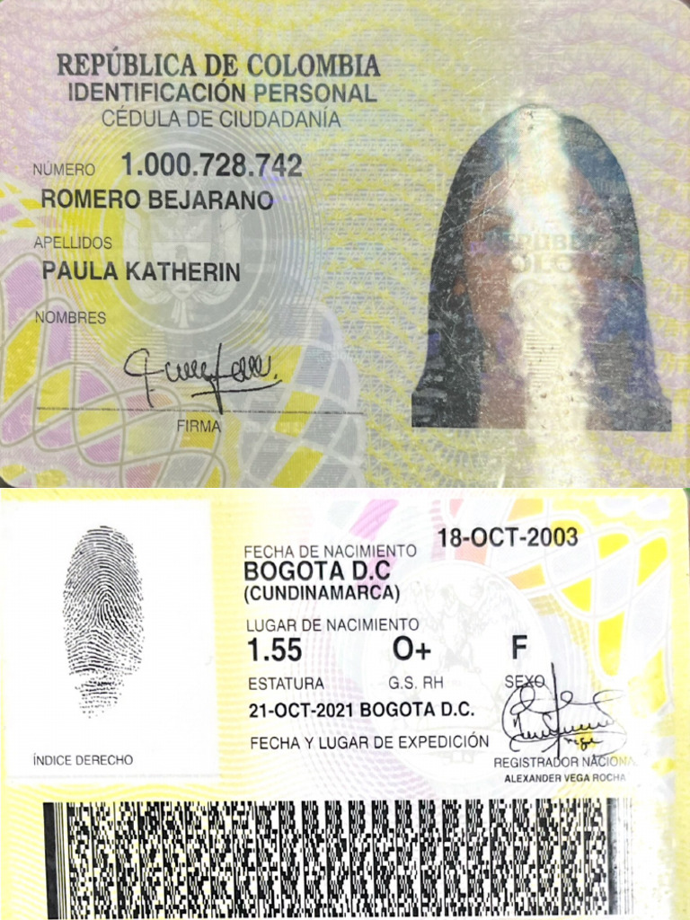 Cedula Paula Romero | PDF