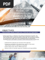 The Discrimination Model | PDF | Counseling Psychology | Psychotherapy