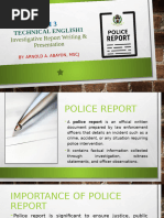 How To Write A Crime Report | PDF | Burglary | Criminal Law