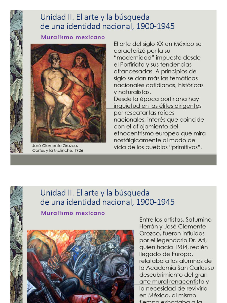 Muralismo Mexicano: Identidad Nacional 1900-1945 | PDF | México