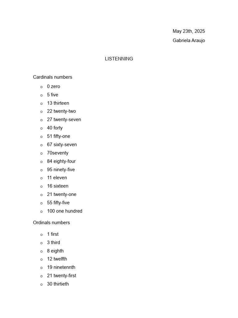 Listenning Course Level 1 | PDF