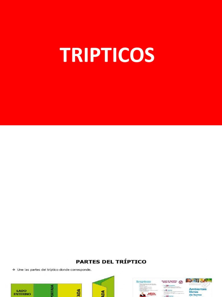 Tripticos 1 | PDF