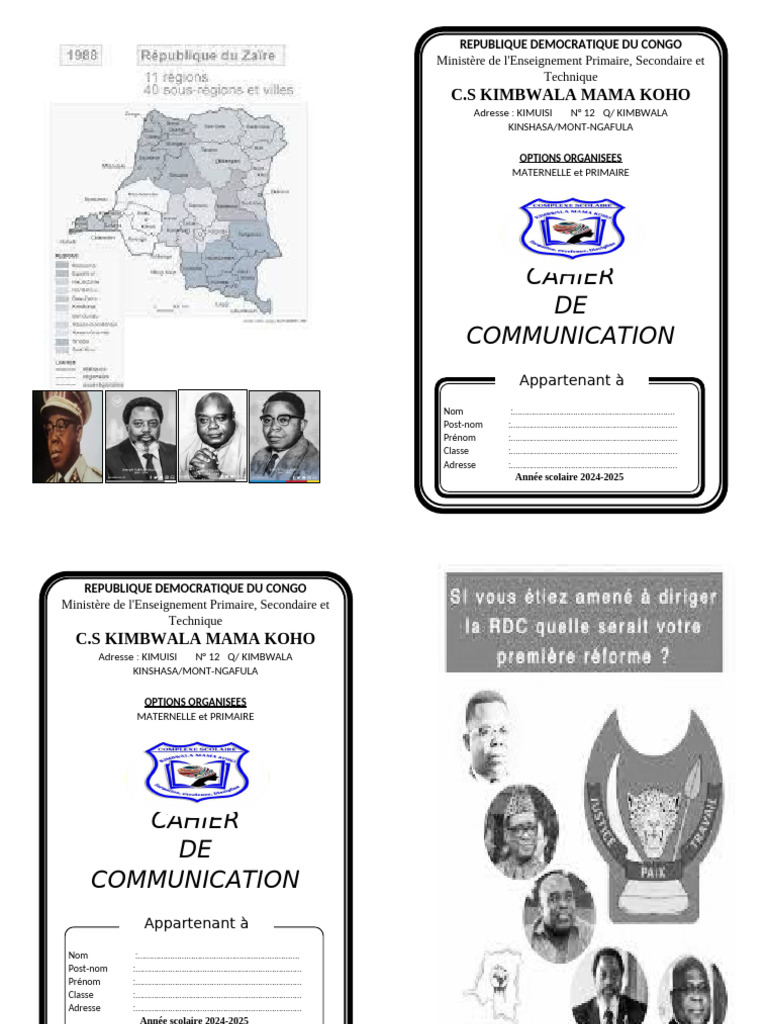 Cahier de Communication Ngemba | PDF