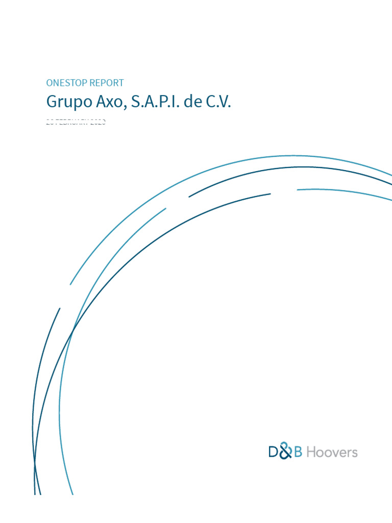 Grupo Axo, S.A.P.I. de C.V. - D&B Report | PDF