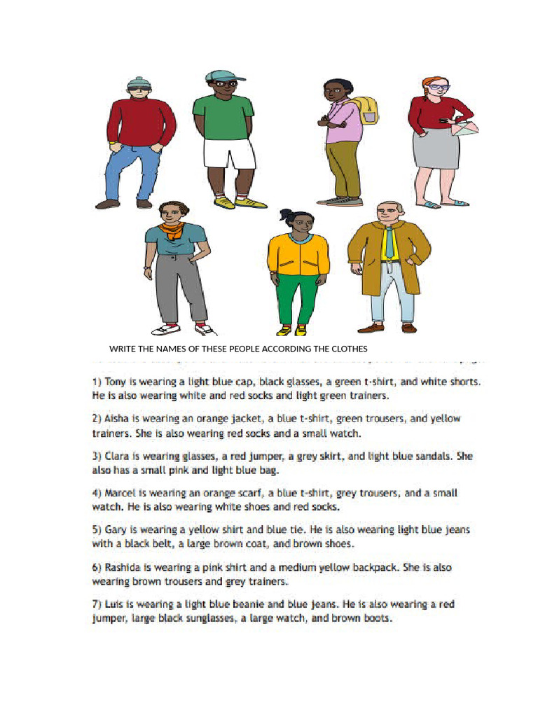 Exercises With Clothes | PDF