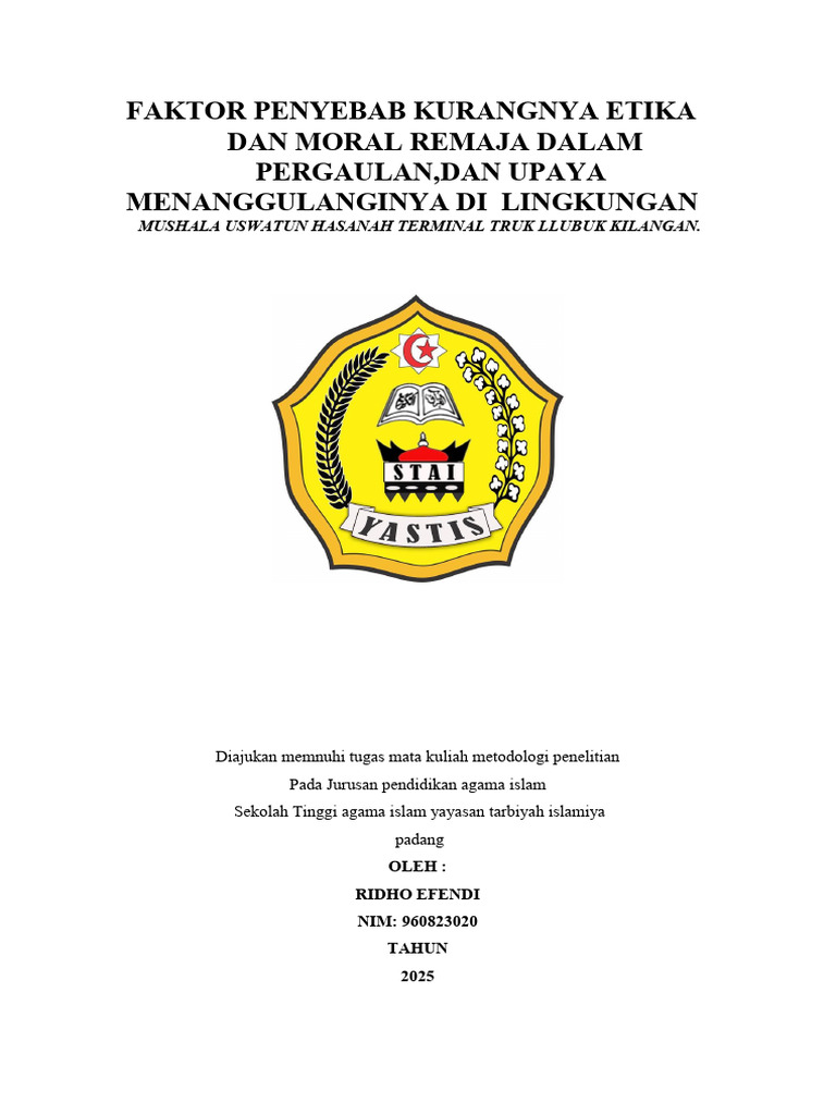 Proposal Metopen | PDF