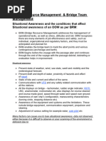 Bridge Resource Management Overview | PDF | Navigation | Water Transport