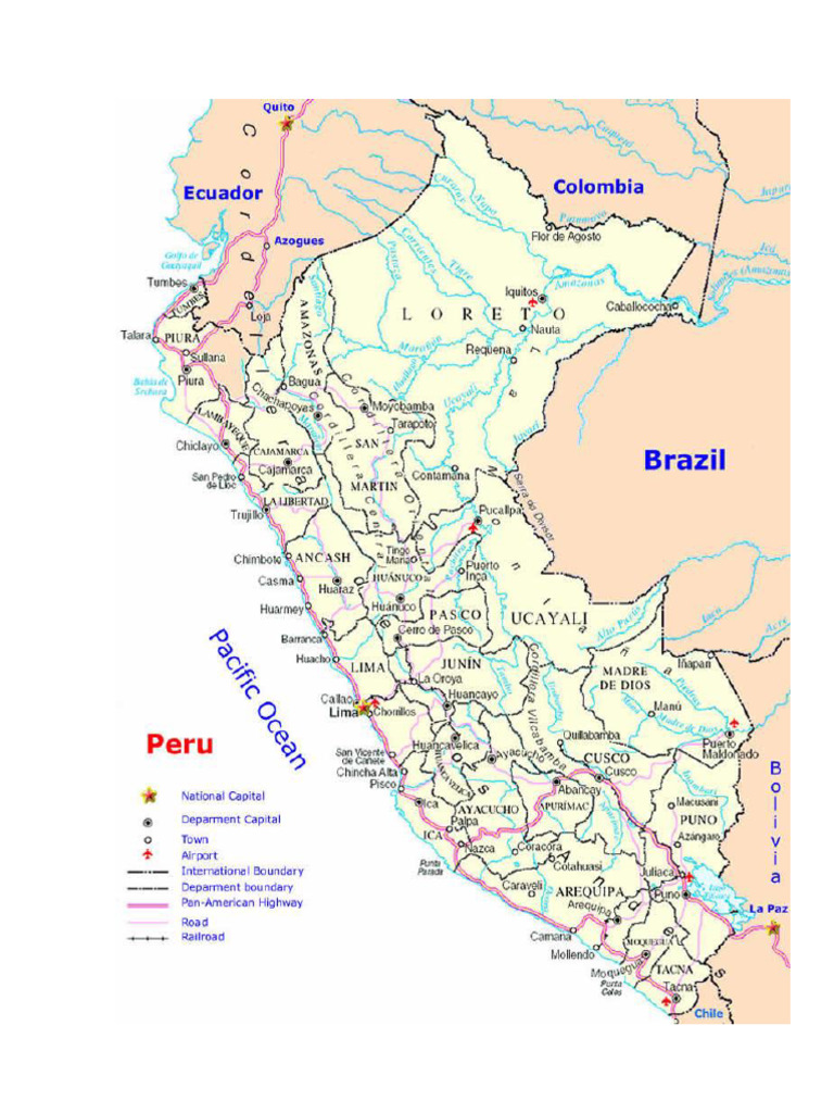 Mapa Del Peru | PDF