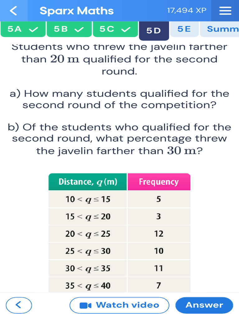 Sparx Maths 225 | PDF