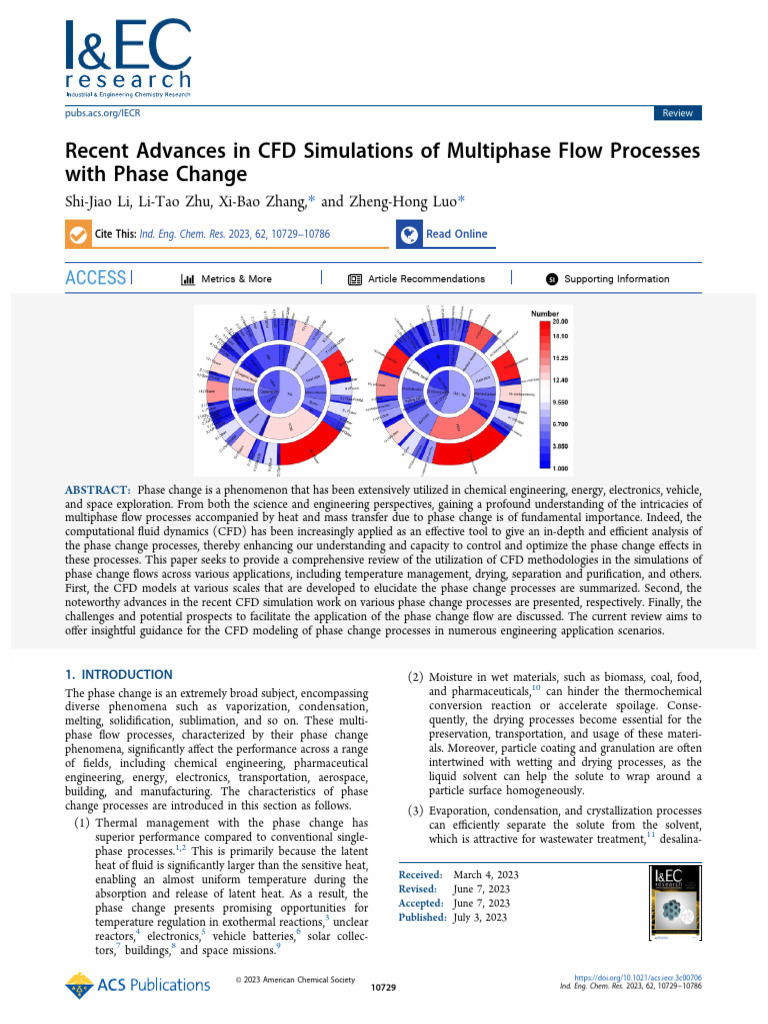 2023 - Recent Advances in CFD Simulations of Multiphase Flow Processe - REVIEW | PDF ...
