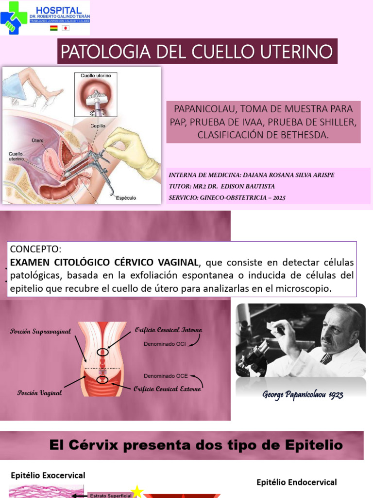 Patologia Del Cuello Uterino Esse Agora Vai | PDF | Cáncer de cuello uterino | Especialidades ...