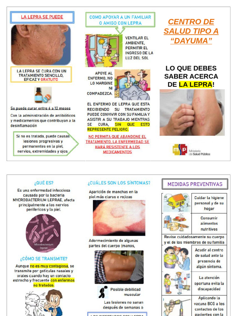 Triptico de Lepra | PDF