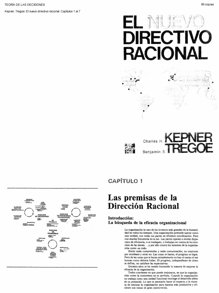 El Nuevo Directivo Racional. Charles Kepner, Benjamin Tregoe. C1 Al 7 ...