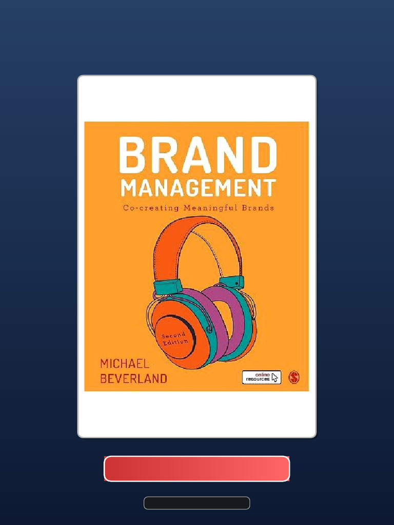 Immediate Access Brand Management Cocreating Meaningful Brands 2nd ...