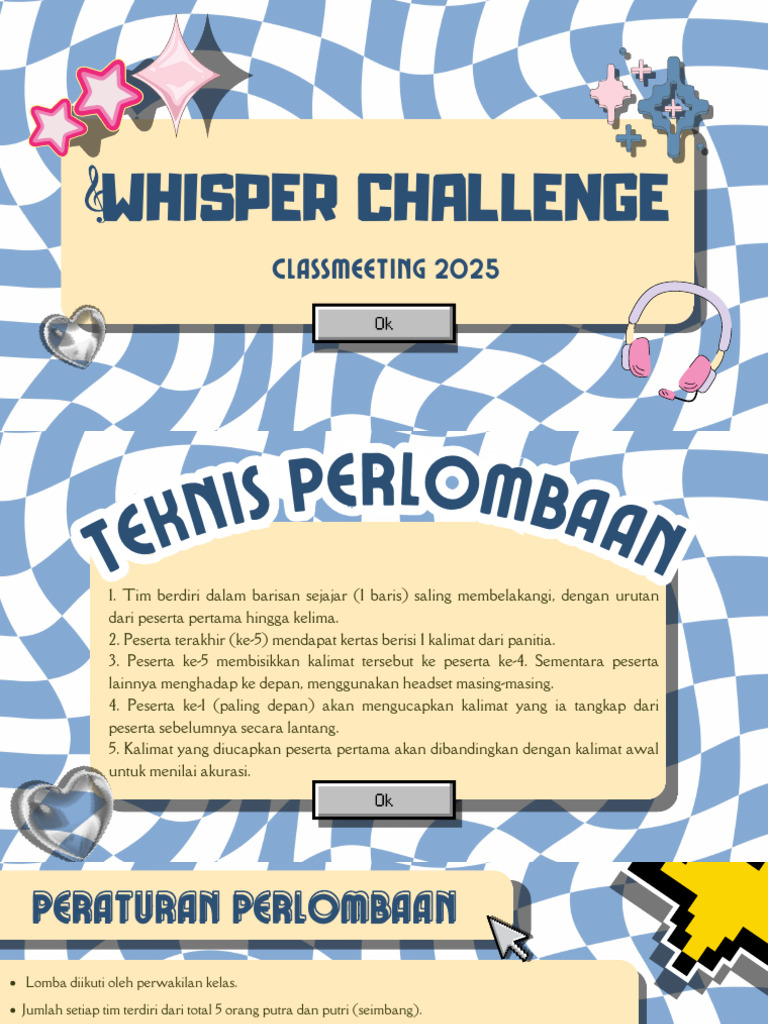 Whisper Challenge Classmeet 2025 PDF | PDF